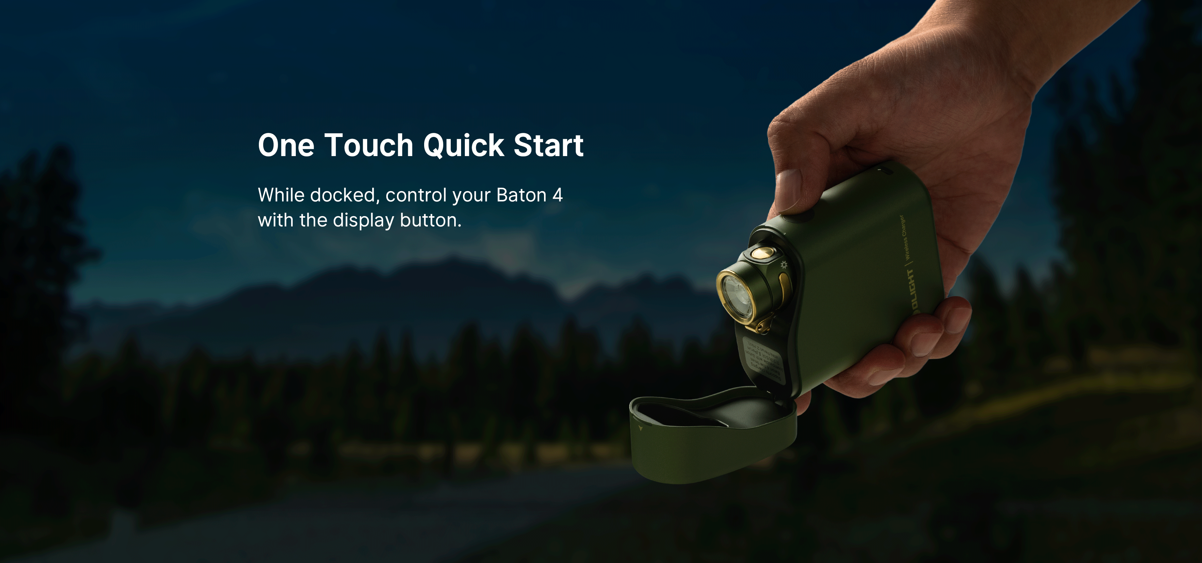 Baton 4 EDC Torch 1300 Lumens Limited Edition Tactical Flashlight ...
