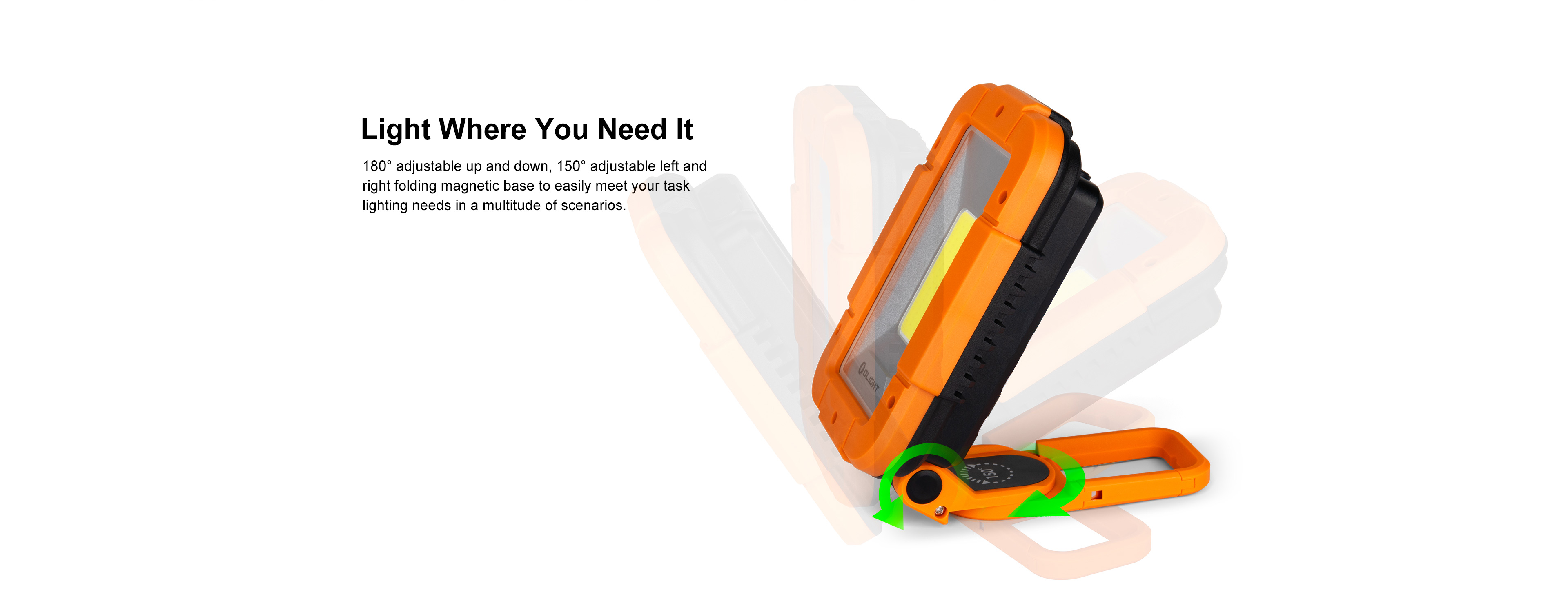 Swivel Pro Max COB Floodlight Work Light - Olight UK